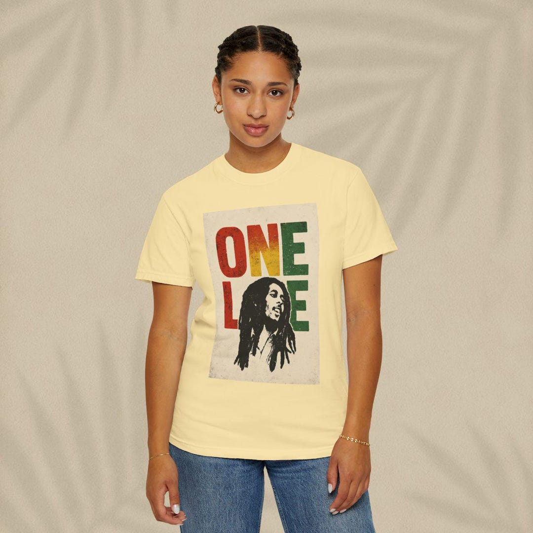 Camiseta One Love Rasta - Camiseta de música reggae jamaiquina ...