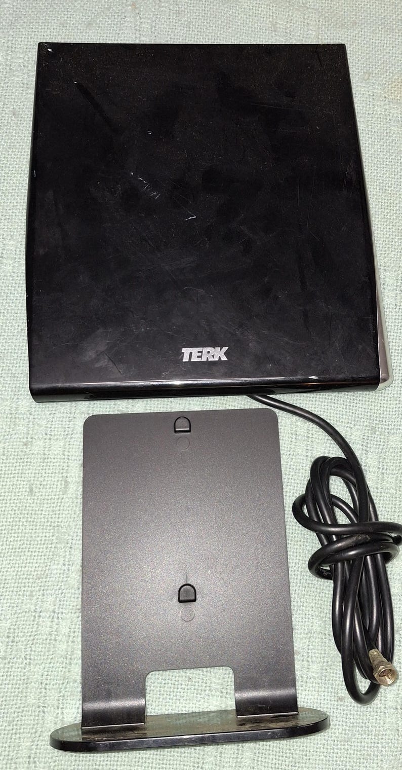 Terk Indoor Flat Amplified Antenna - Black Television Local TV - Etsy