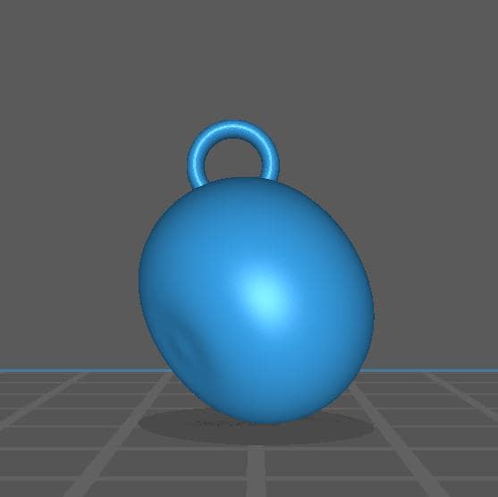 Blueberry Charm STL File: 3D Print Jewelry, Earrings, Keychains Digital ...