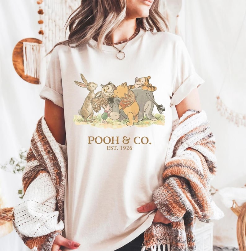 Comfort Colors Retro Winnie the Pooh Sweatshirt, Disney Trip Shirt ...