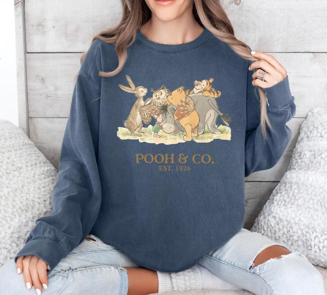 Comfort Colors Retro Winnie the Pooh Sweatshirt, Disney Trip Shirt ...