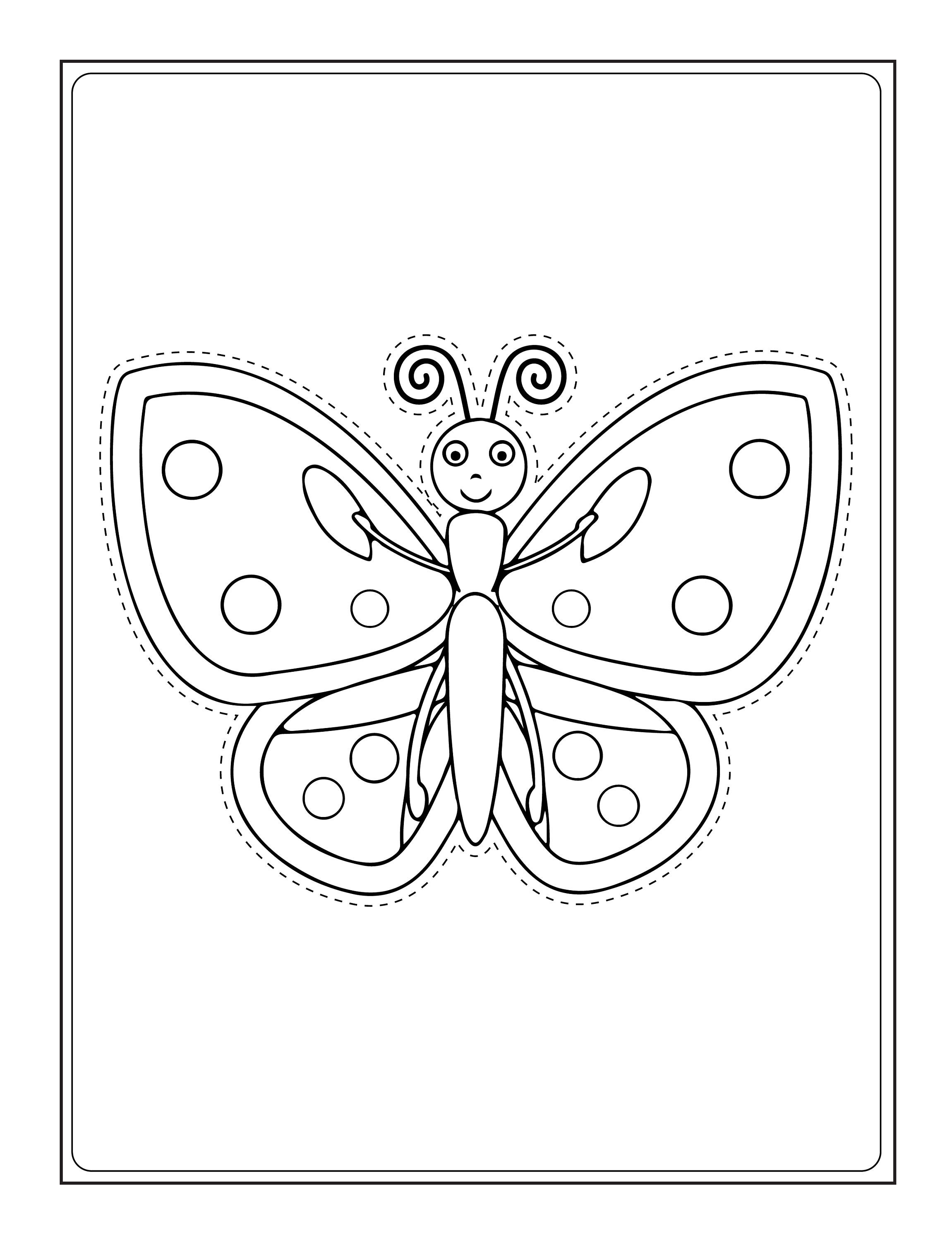 5 X Butterfly Coloring Pages for Adults and Children - Etsy