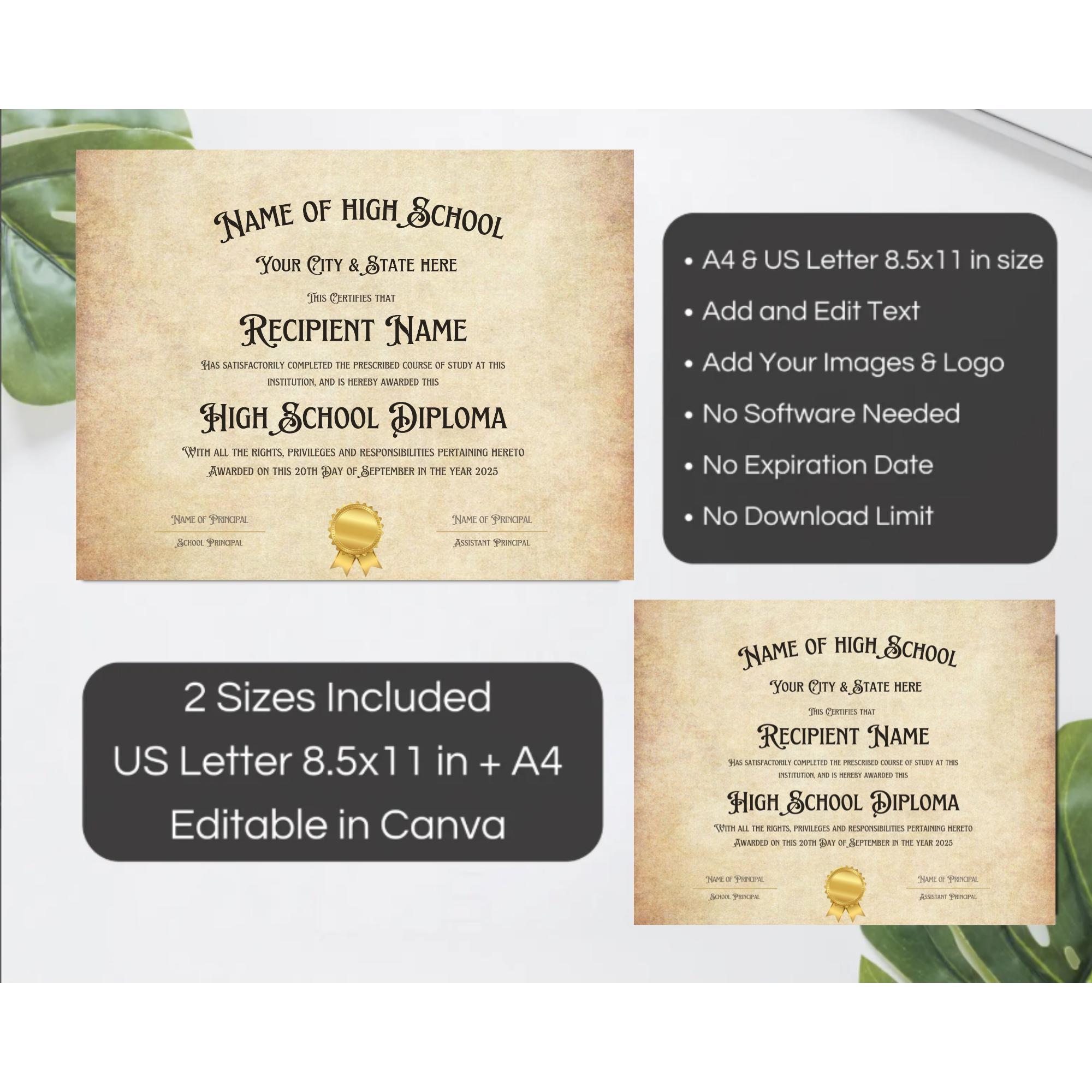 Editable First Flight Certificate Template: DIY Keepsake (digital ...