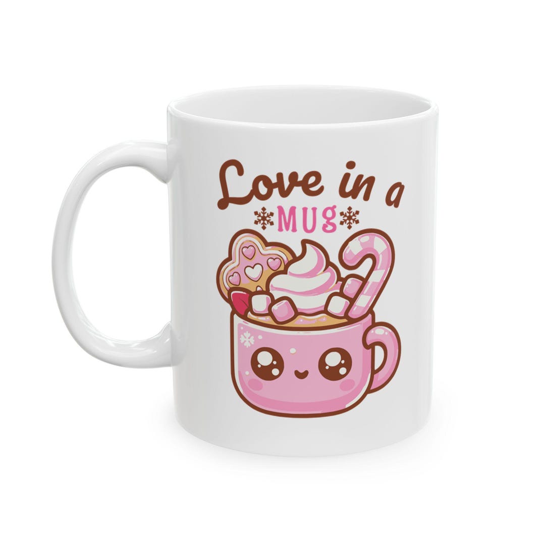 Love in a Mug | Hot Cocoa / Tea / Coffee Cup - Etsy