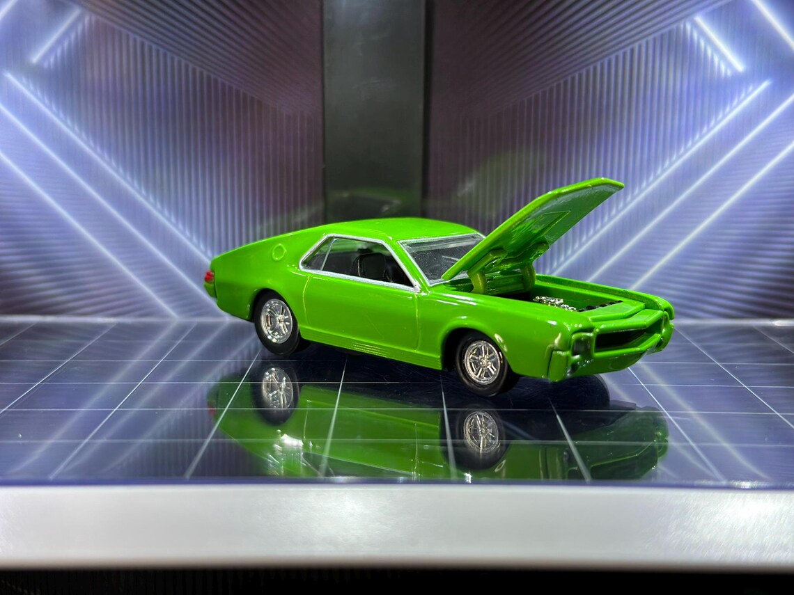 1968 AMC AMX Loose - (opening Hood & Painted Engine, Rubber Wheels) - Etsy
