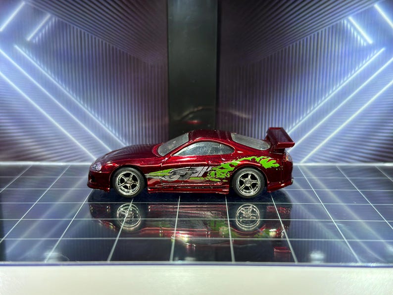 Brian’s Red Toyota Supra (dom’s RX7 Livery) - Custom Paint, Tampos ...