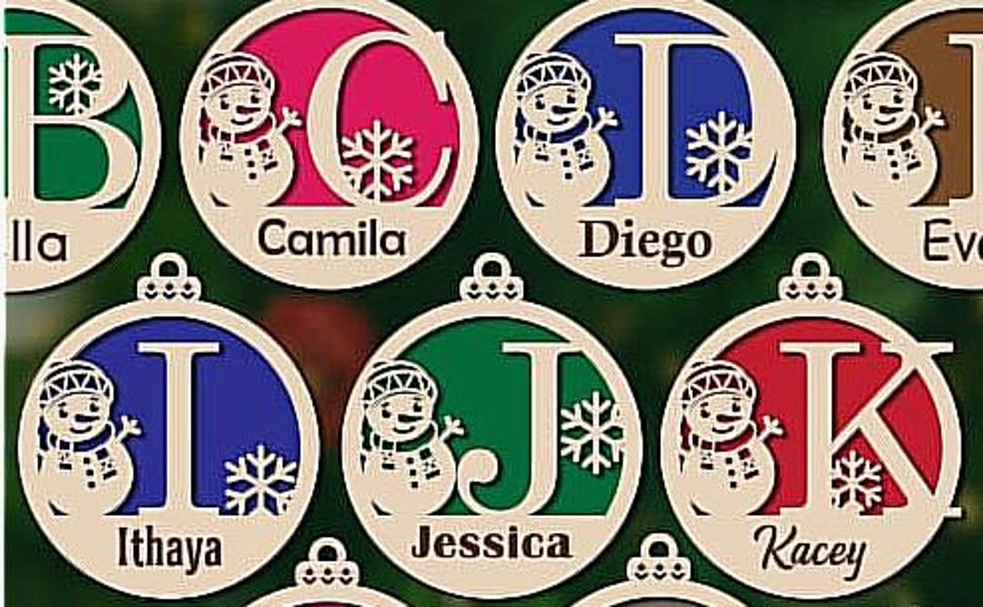 A-to-z-alphabet-christmas Decor. - Etsy