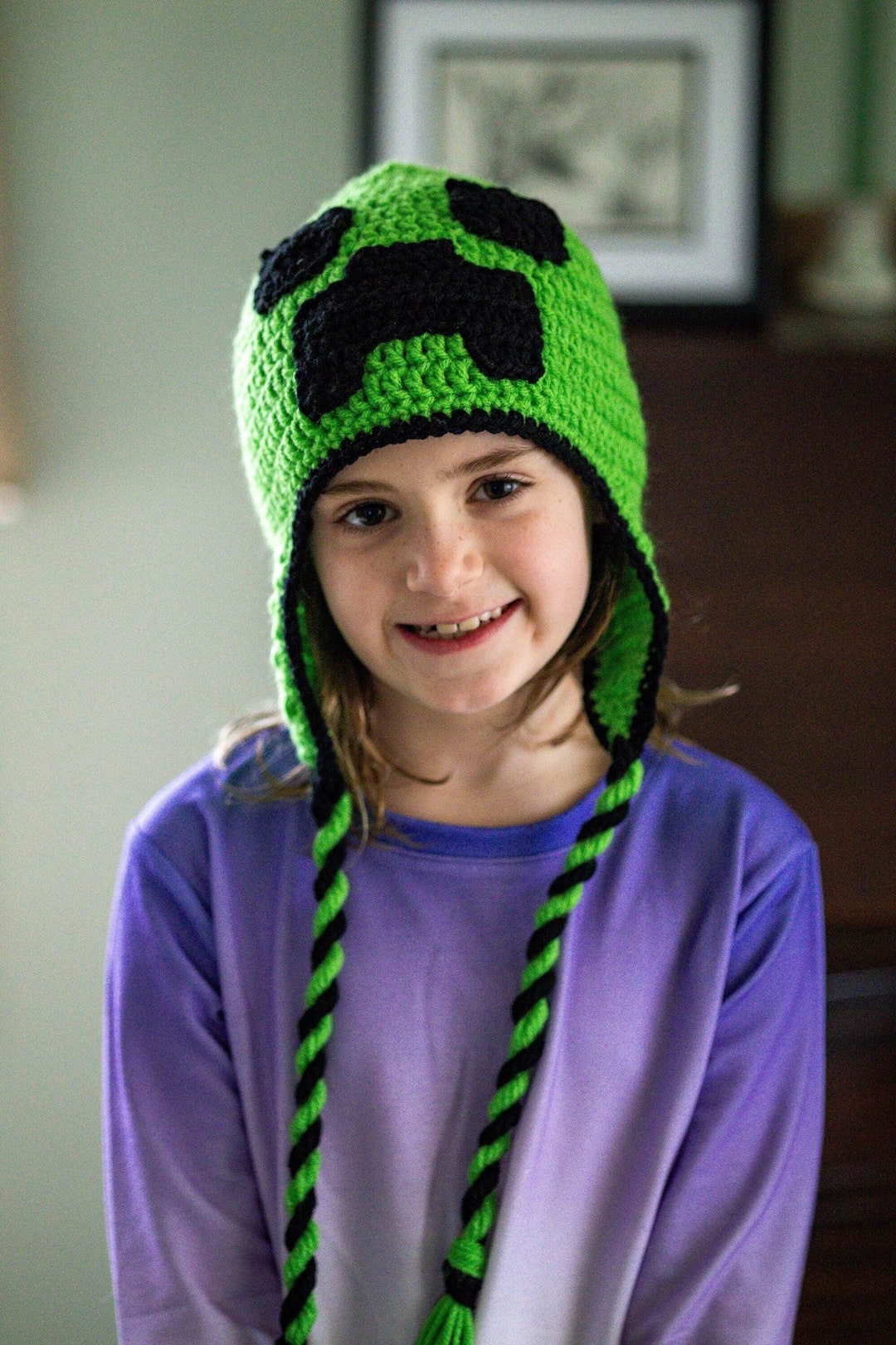 Minecraft Creeper Winter Hat - Etsy