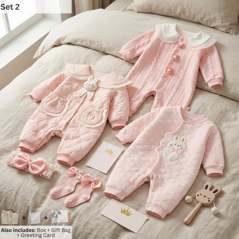 Sweet Baby Gift Set in Keepsake Suitcase, Organic Newborn Coming Home ...