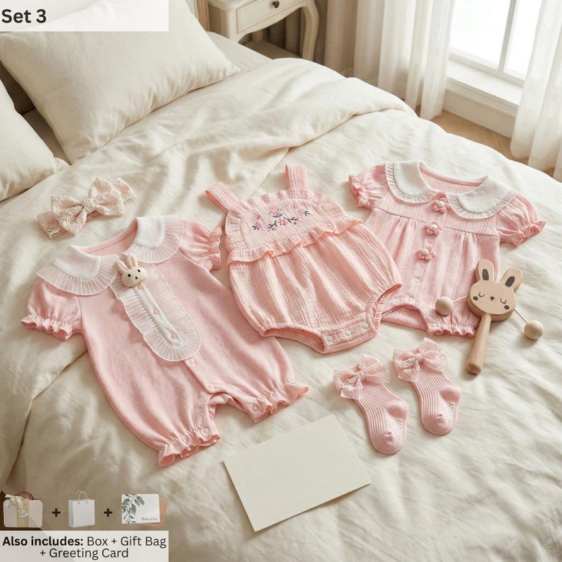 Sweet Baby Gift Set in Keepsake Suitcase, Organic Newborn Coming Home ...