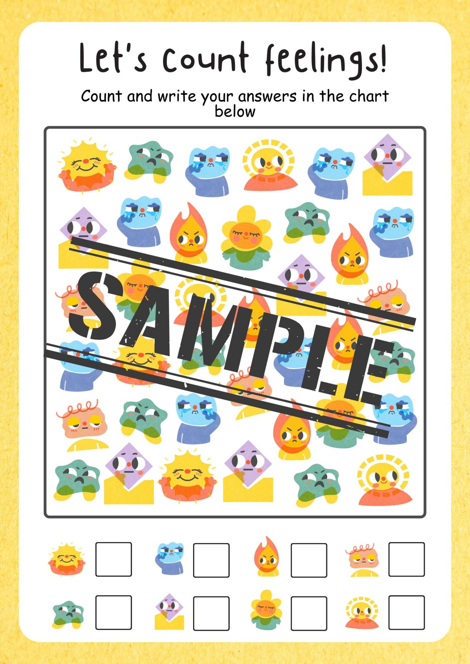 Emotions Activities for Kids, Printable Worksheets, Feelings Busy Book ...