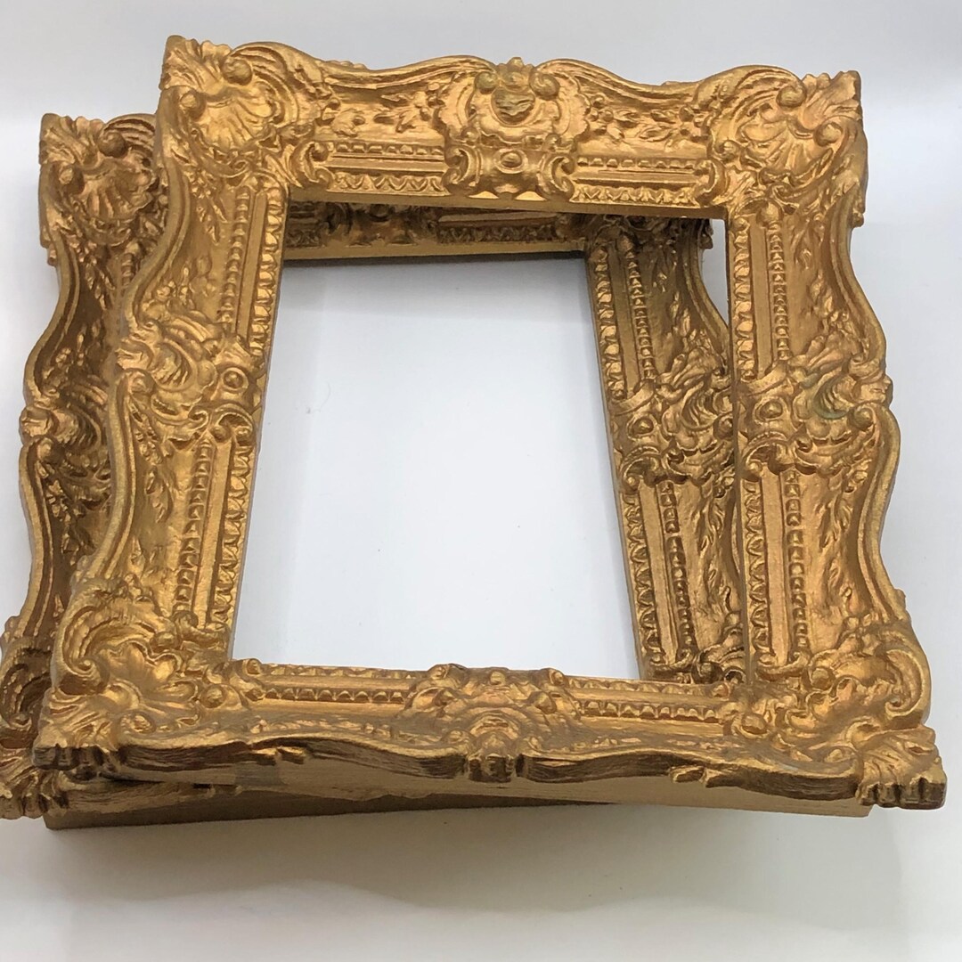 Vintage Small Ornate Gold SYROCO MCM Frames Pr. - Etsy