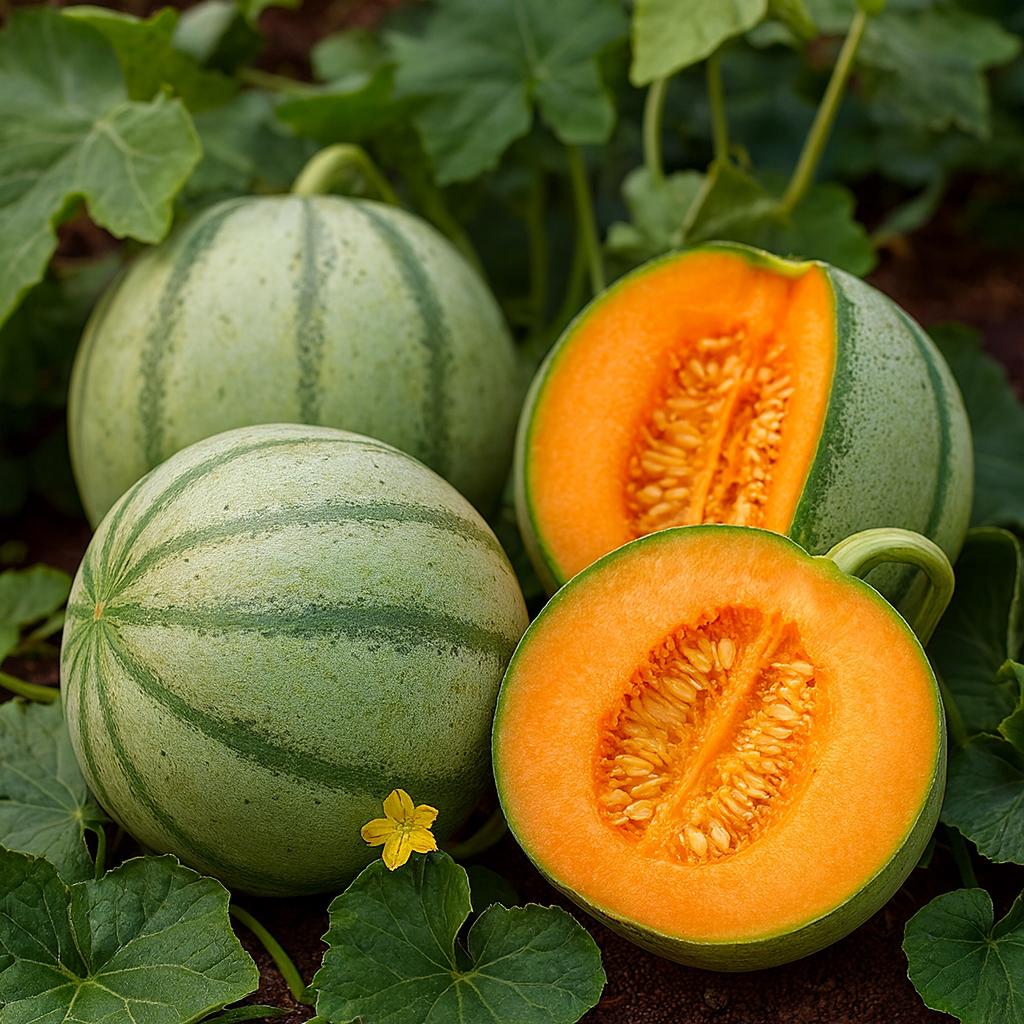 10 Fresh Fruit Seeds Charentais Melon - Cucumis Melo, Organic Non-gmo ...