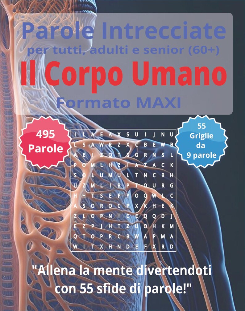 The Human Body: Word Search for Everyone, Adults and Seniors (60 ...