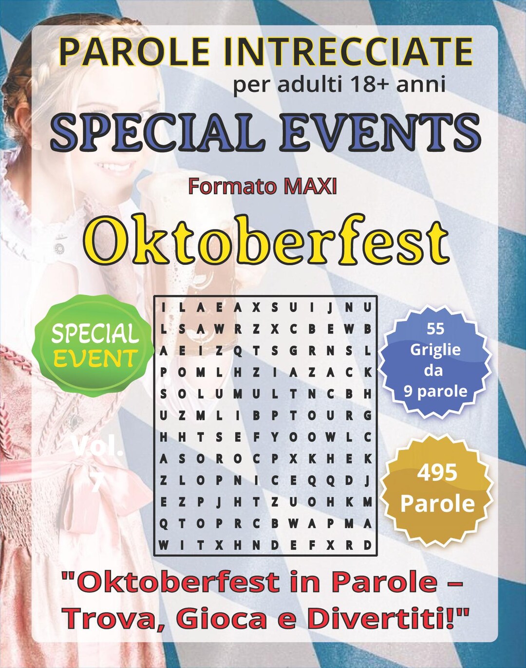 Oktoberfest: Word Search (special Events) for Adults 18+ - Printable ...