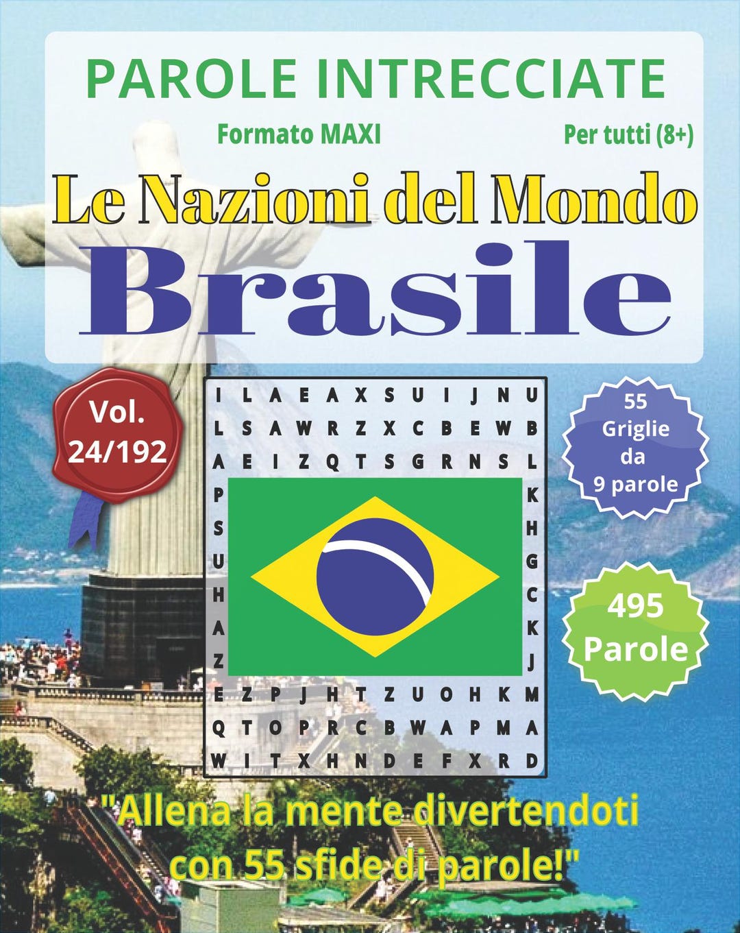 Brazil: Word Search (countries of the World) for All Ages (8 ...