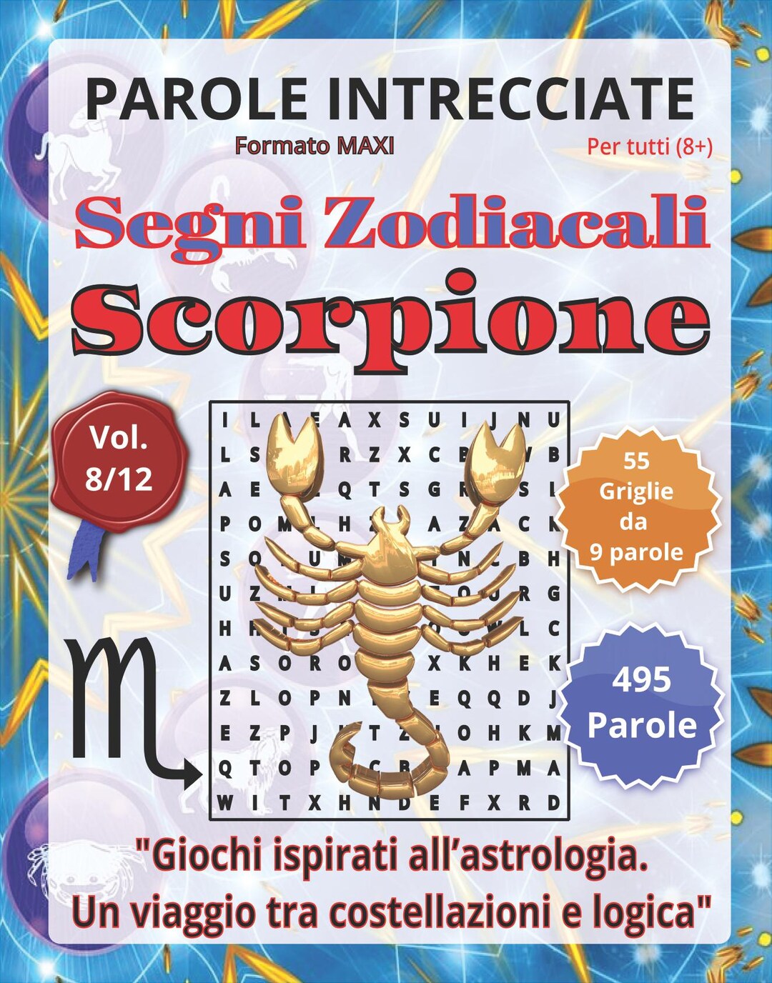 Scorpio - Word Search for Everyone (8+) - Zodiac Signs - Printable ...
