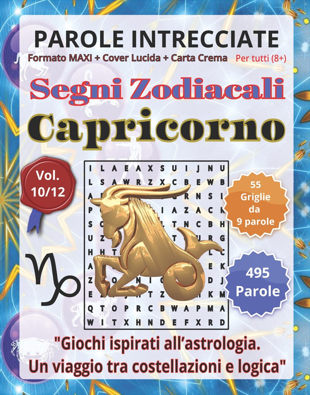 Capricorn - Word Search for Everyone (8+) - Zodiac Signs - Printable ...
