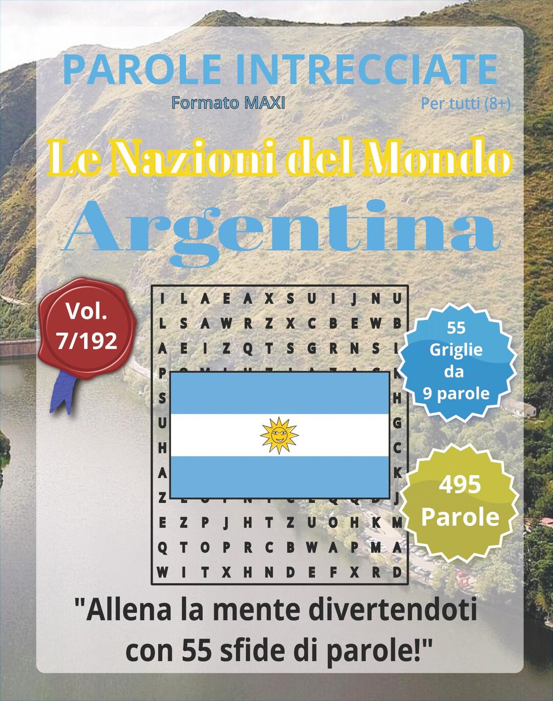 Argentina: Word Search (countries of the World) for All Ages (8 ...