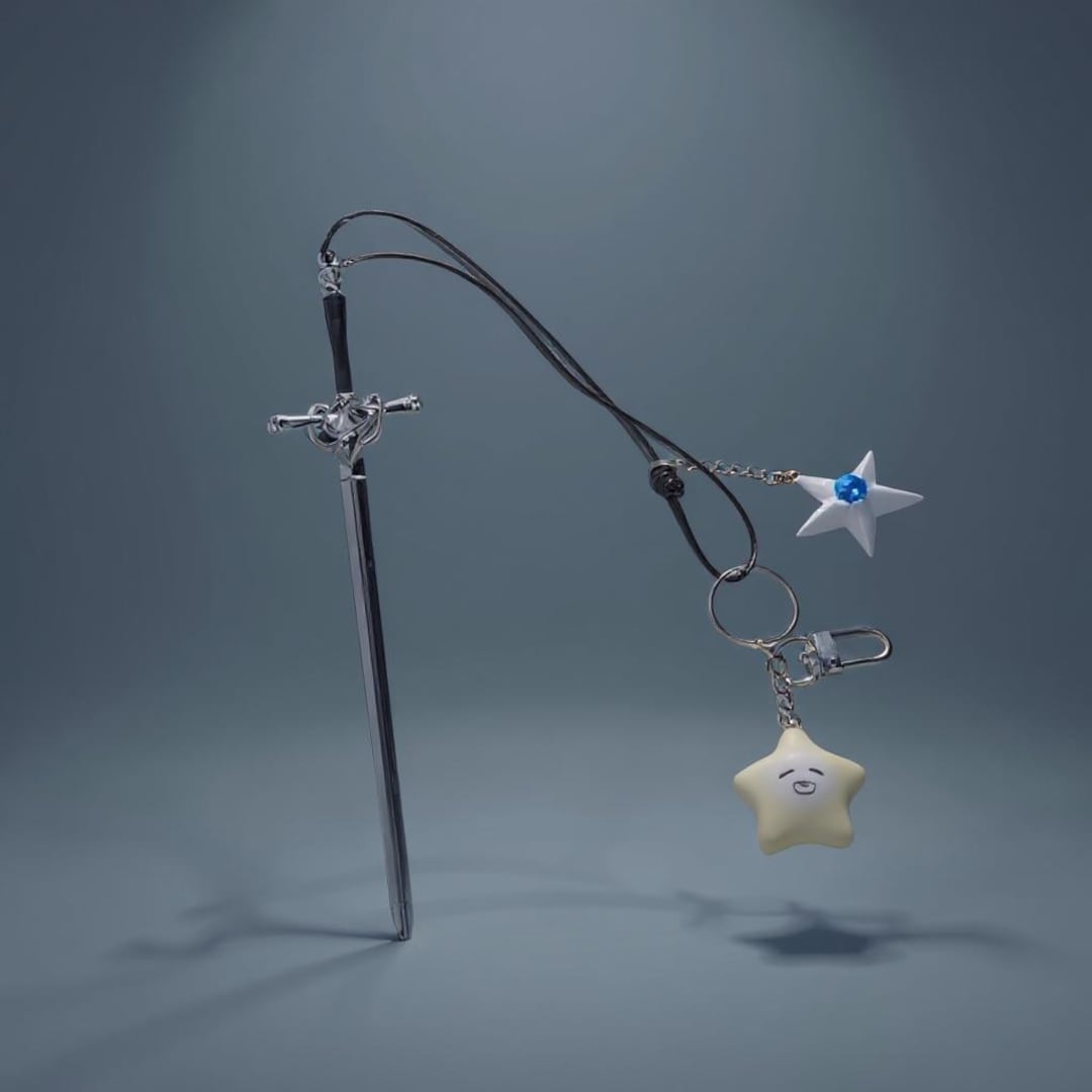 Love and Deepspace Xavier Sword Hairpin Inspired Phone Charm, Metal ...