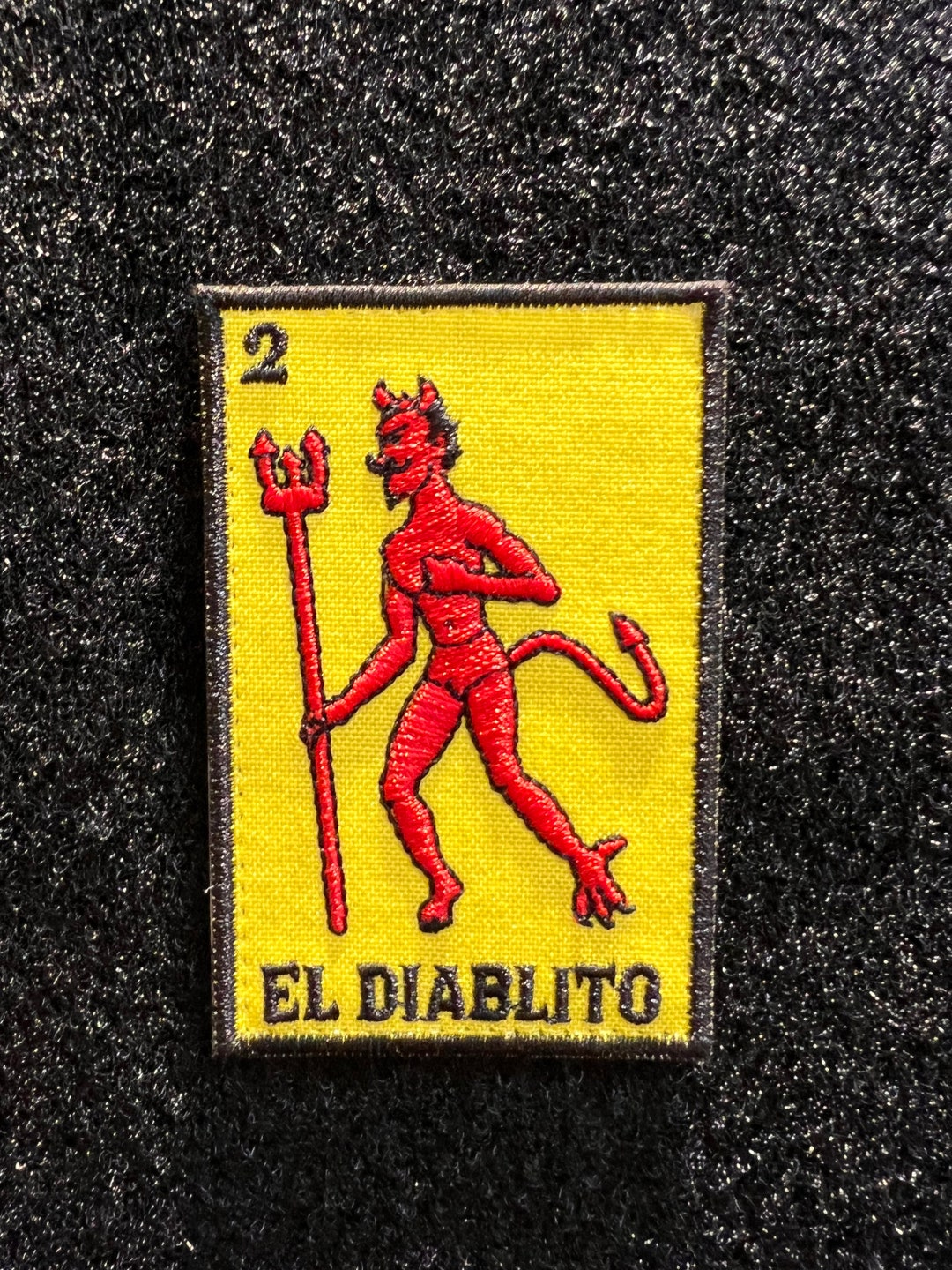El Diablito Patch - Loteria Devil Velcro Patch (2x3”) - Etsy
