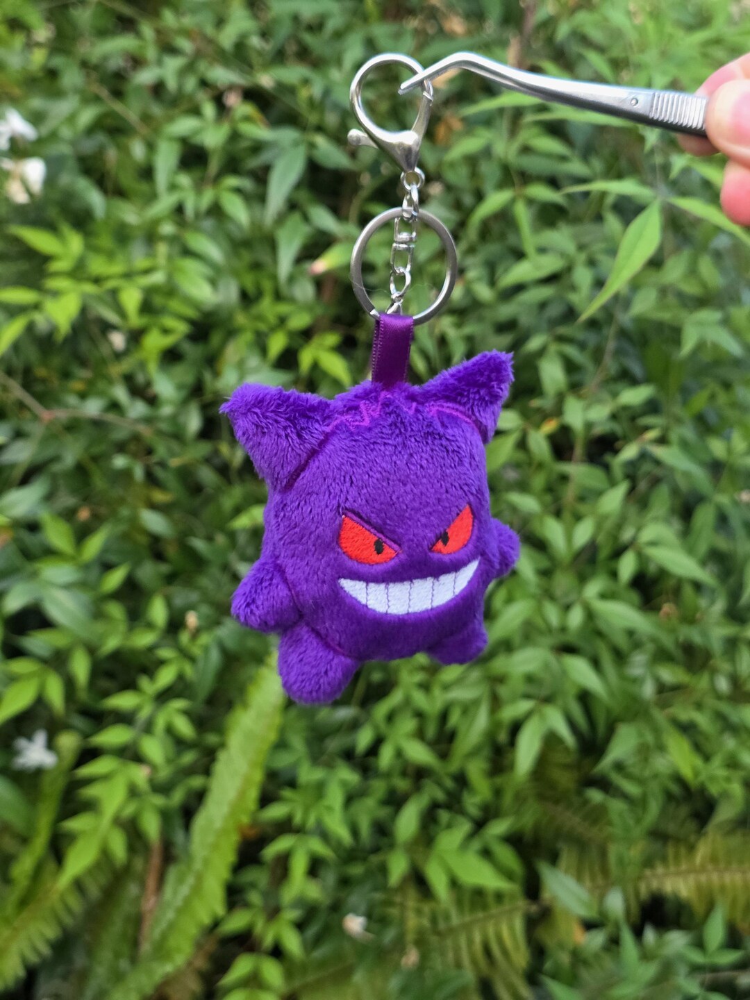 Gengar / Spooky Purple Pokemon Plush Keychain - Etsy