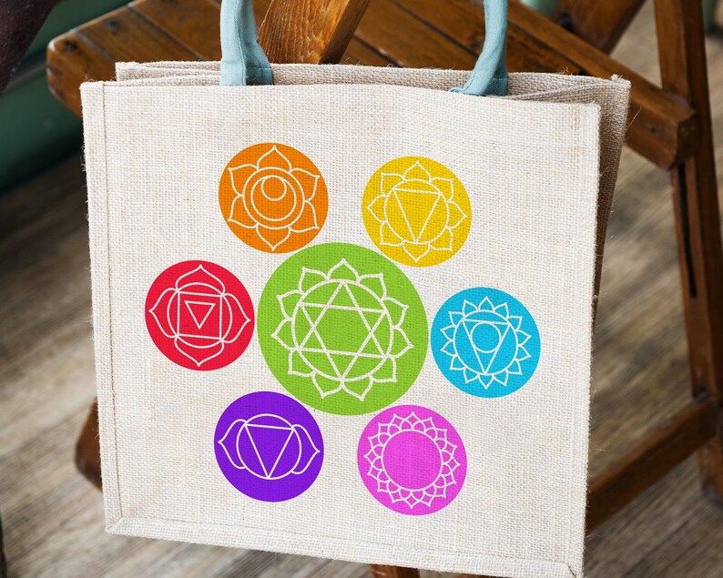 Chakras SVG Bundle, Chakras 7 Different Designs SVG, Chakra Buddhism ...