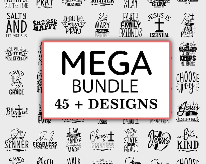 125+ Christian SVG Bundle, Religious Svg, Scripture Svg, Bible Verse ...