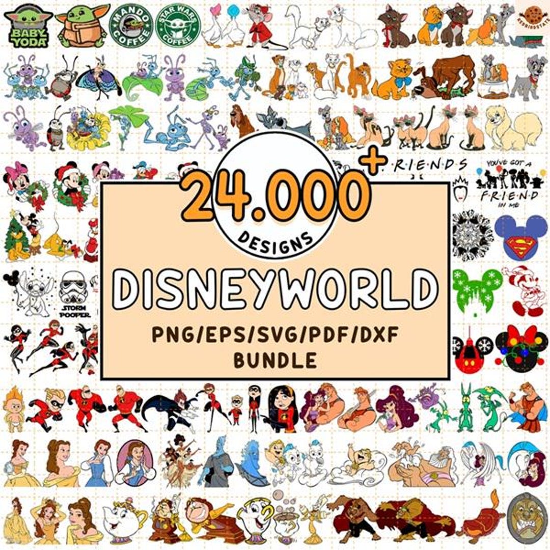 Mega Mickey Minnie Donald Daisy Png Bundle | Disneyland Family Vacation ...