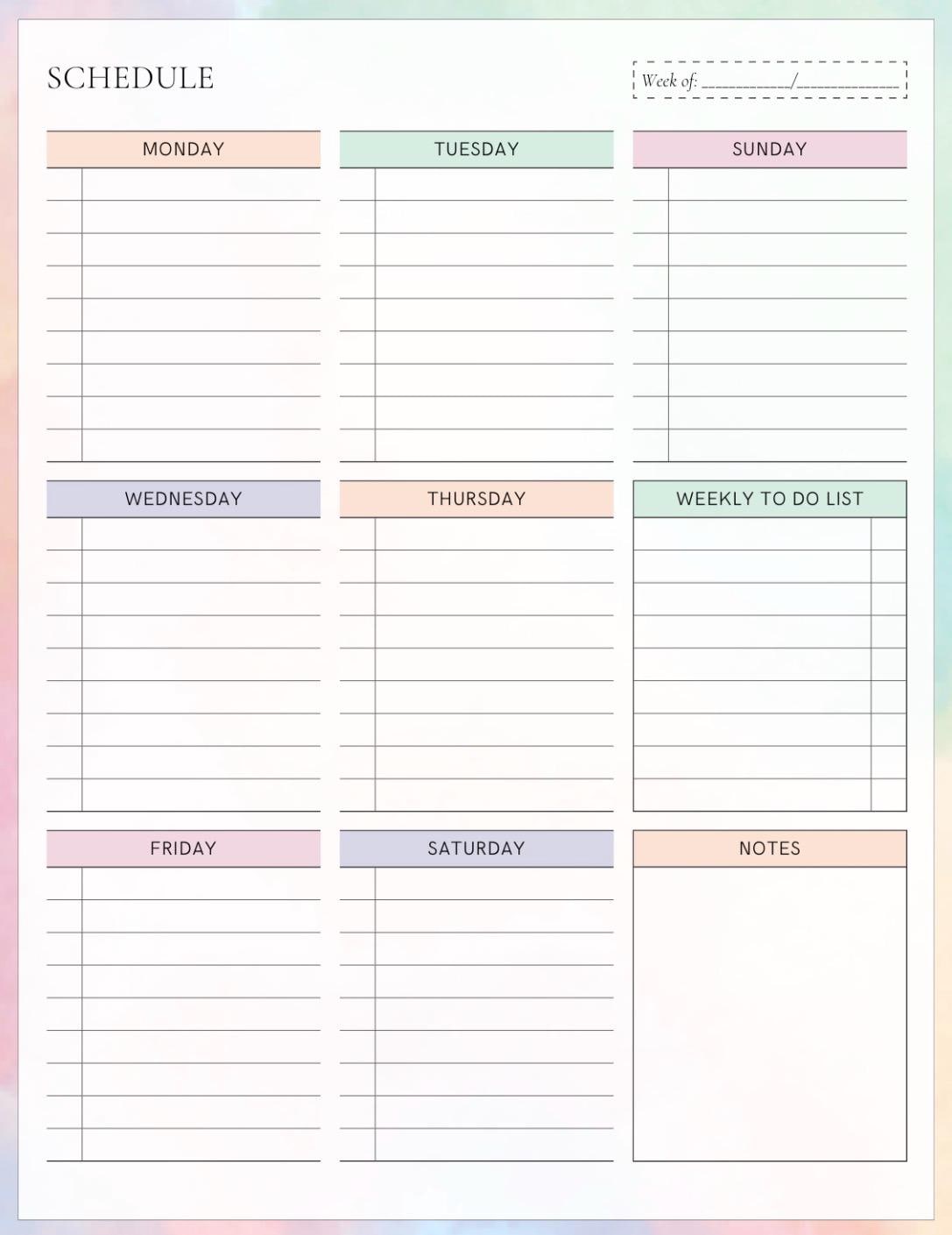 Minimalist Daily Planner Printable - Undated PDF Download ...