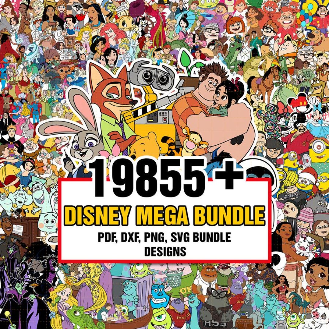 Mega Mickey & Friends Png Bundle | Family Vacation Png | Family Trip ...