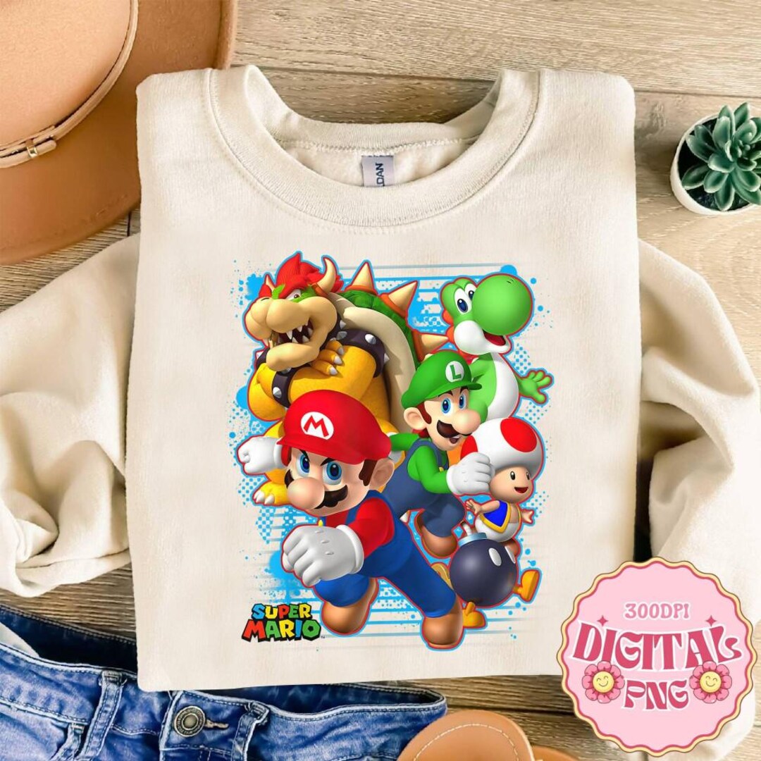Vintage Super Mario Bros 85 Vintage Png | Spray Paint the Super Mario ...