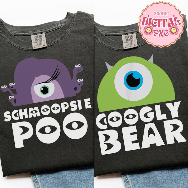 Googly Bear and Schmoopsie Poo Couple Png, Couple Png, Mike and Celia ...