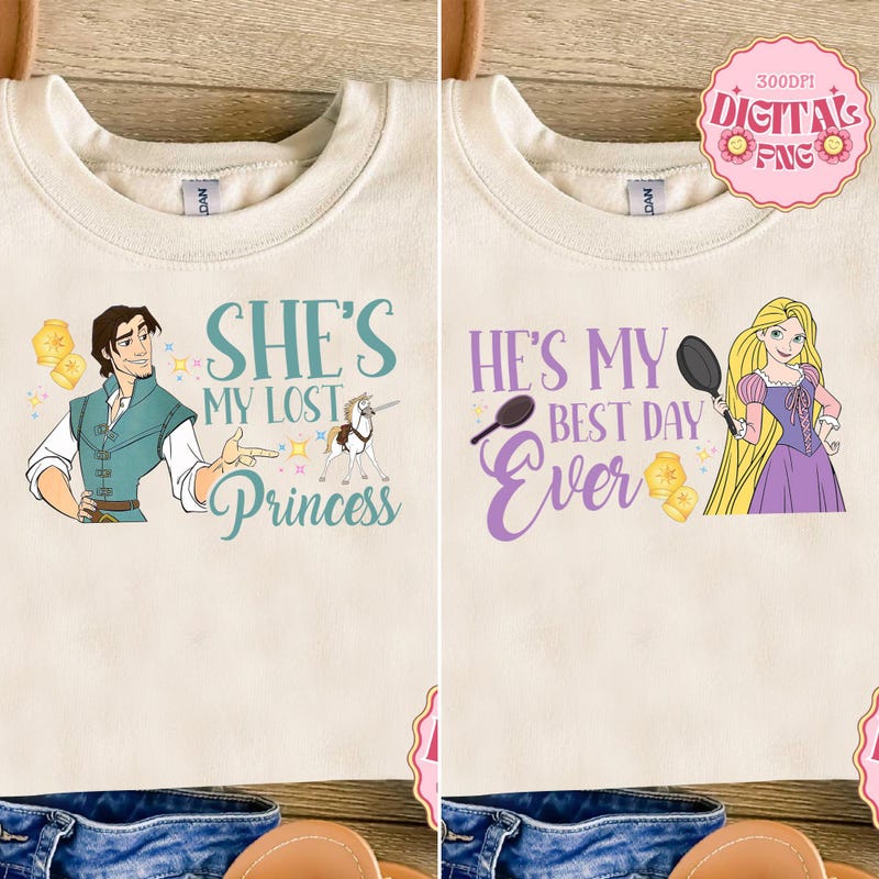 Tangled Couple Png - Etsy