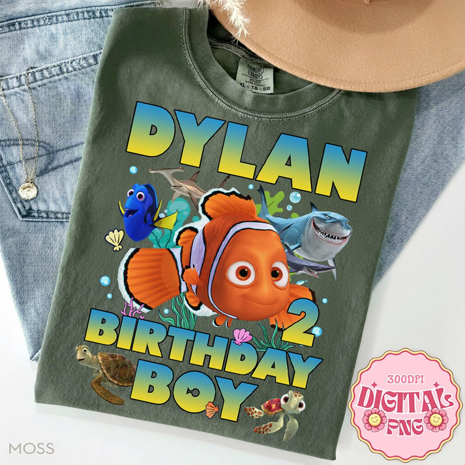 Personalized Finding Nemo Birthday Boy PNG, Finding Nemo Birthday Png ...