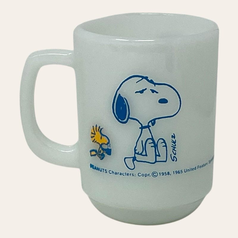 Vintage Peanuts Glassware - Etsy