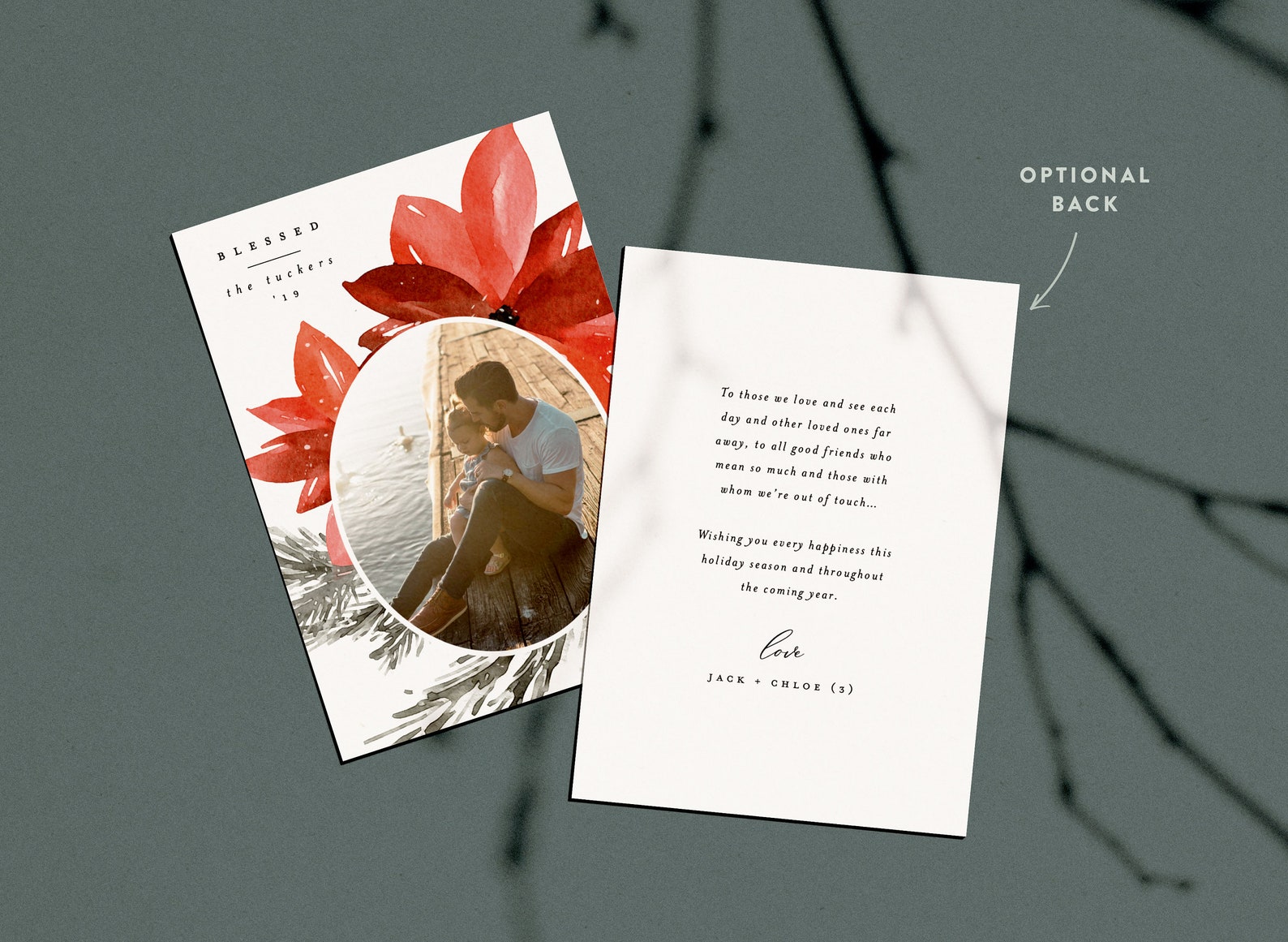 Christian Christmas Card Template Photo Christmas Cards - Etsy