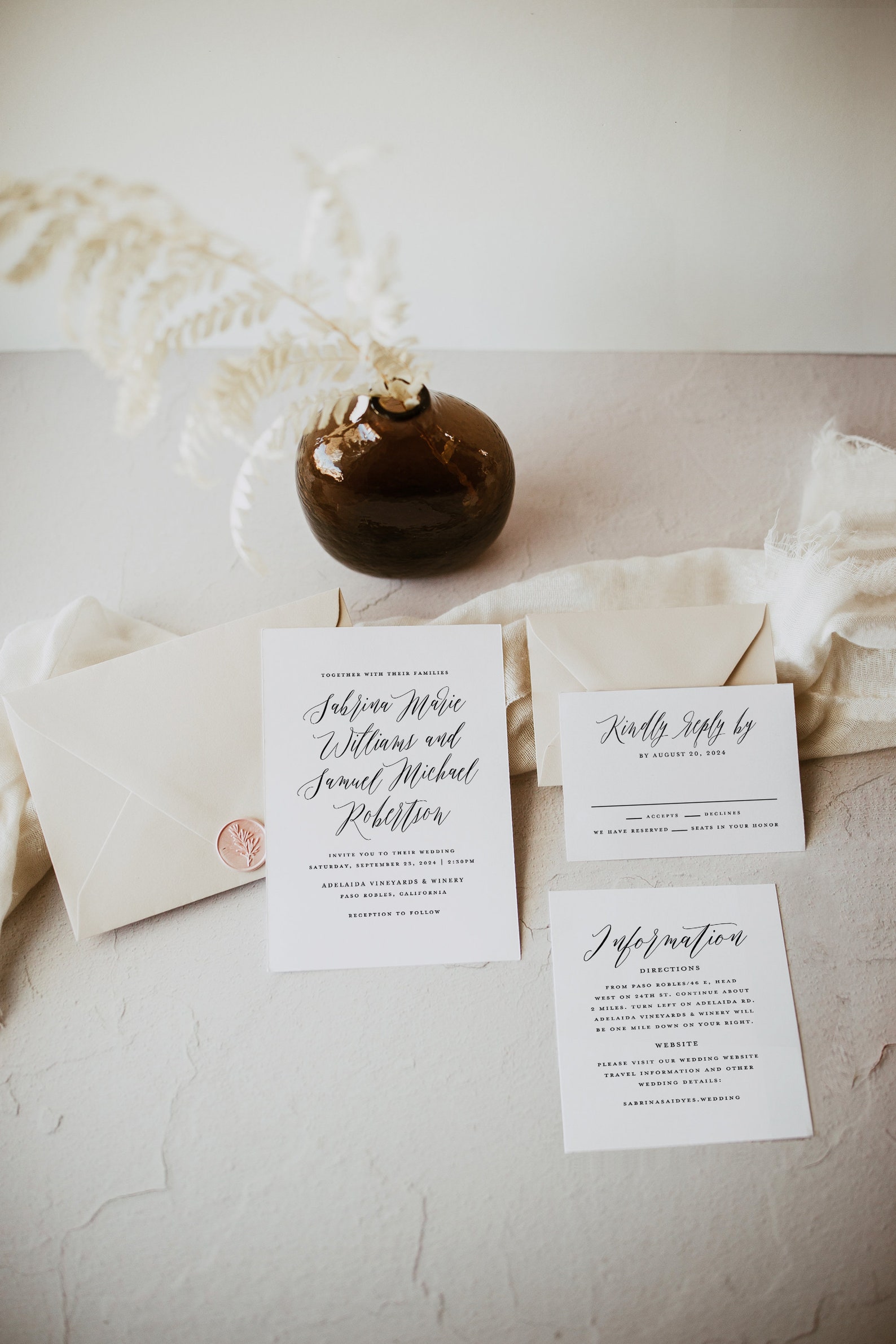 Charming Clean Calligraphy Script Romantic Printed Bespoke - Etsy