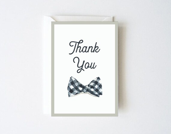 Little Man Thank You Card Little Man Thank You Cards Little | Etsy