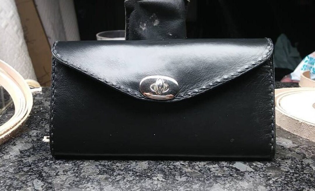 Handmade Patent Leather Wallet, Premium Goatskin Wallet, Womens Wallet ...