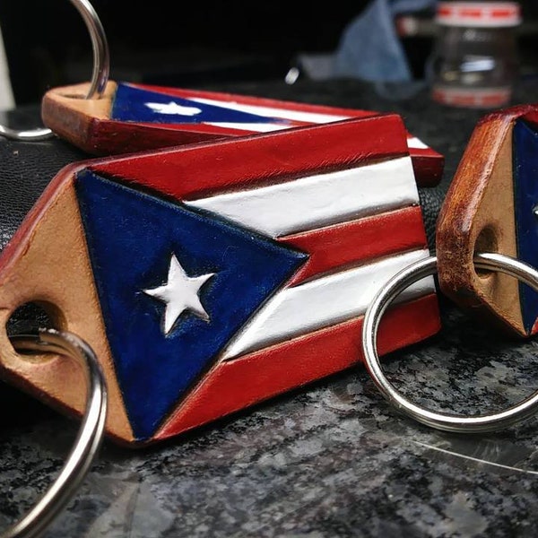 Puerto Rico Keychain - Etsy