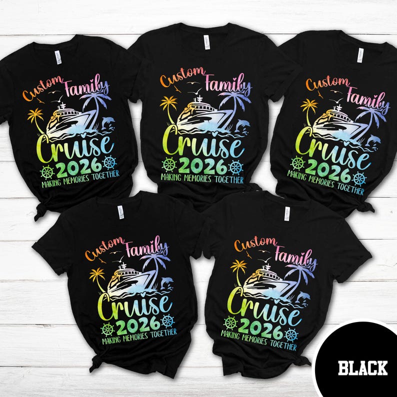 Personalized Family Cruise 2026 Shirt Caribbean Cruise Matching Shirts ...