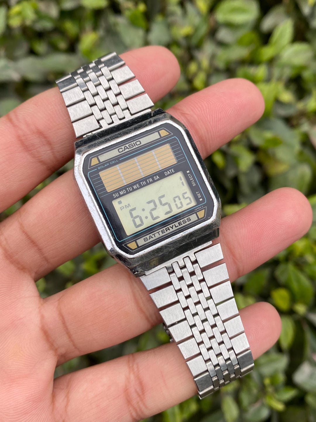 Vintage Classic Casio Batteryless Solar Digital Quartz 520 BB-800 Japan ...