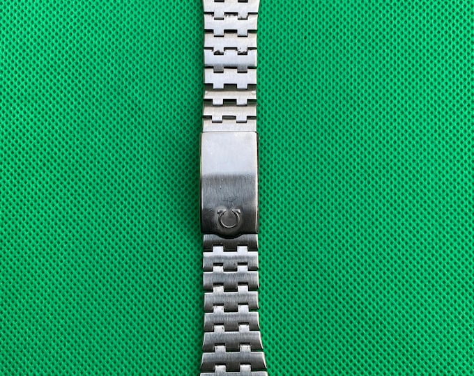 Vintage Rare Omega Seamaster Brick Style Ref No 1232 32 20mm Straight ...