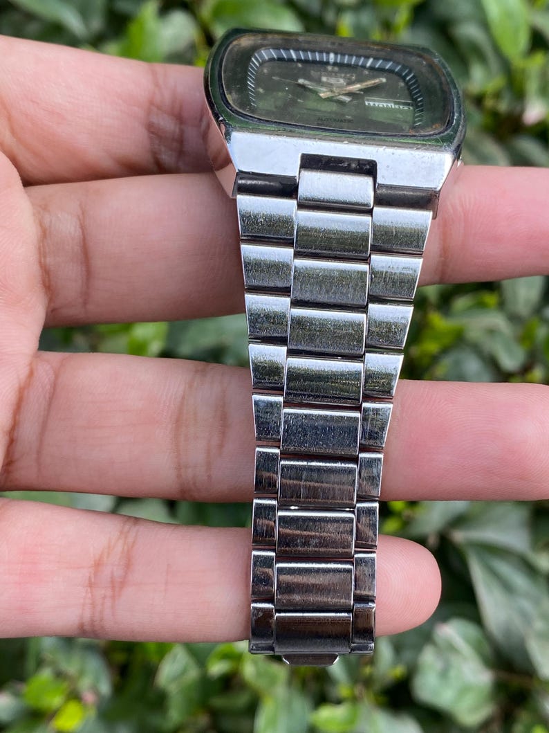 Vintage Rare SEIKO 5 Automatic Big Size 6309-5080 A Day/date TV Model ...