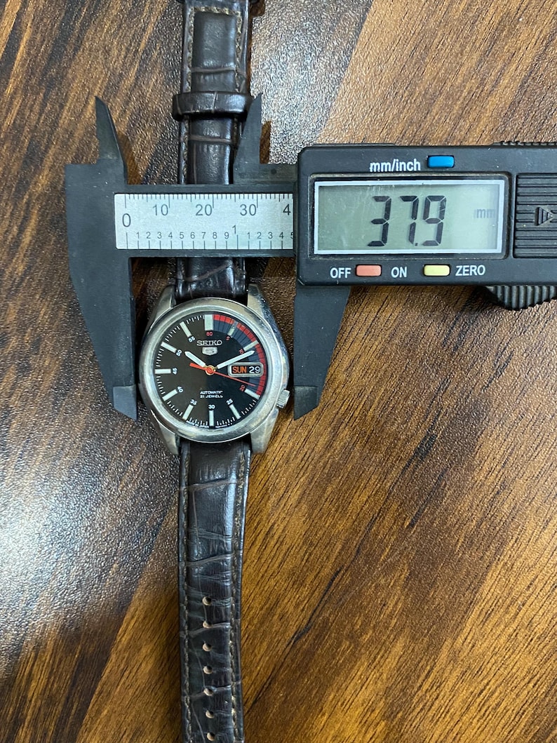 Vintage Rare SEIKO 5 Speed Racer Automatic SNK375 Ref No 7s26-01v0 A4 ...
