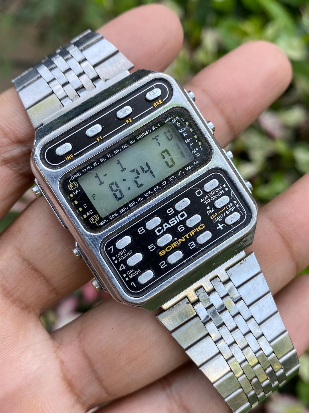 Vintage Rare Casio Scientific Calculator Digital Quartz 197 CFX-200 ...