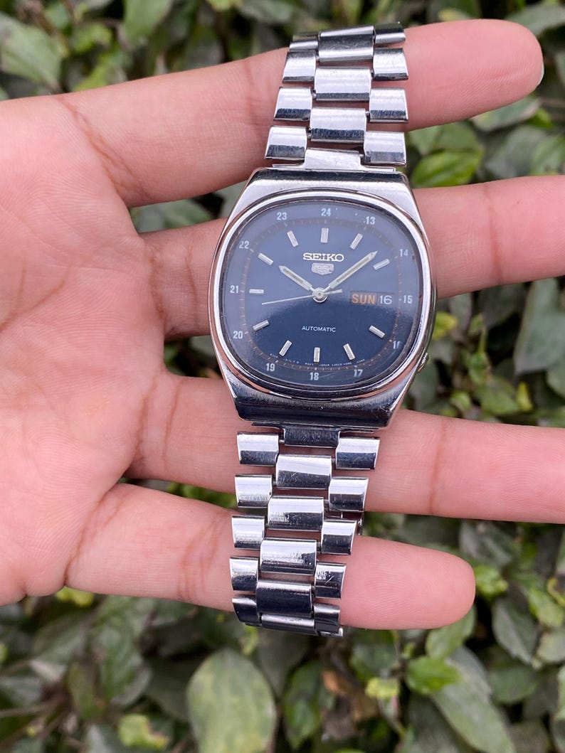 Vintage Dec 1981, Seiko 5 Automatic Railway Time 6309-510A A5 Day/date ...