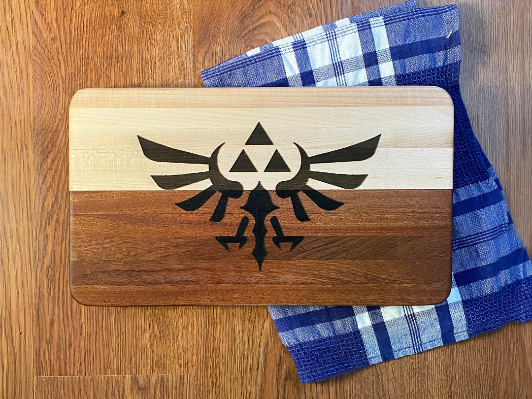 Triforce Engraved Cutting Board - Etsy