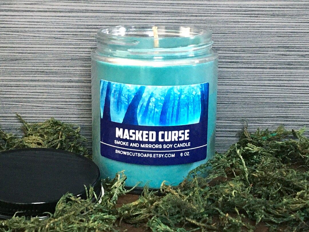 Masked Curse Soy Candle Legend of Zelda Smoke and Mirrors - Etsy
